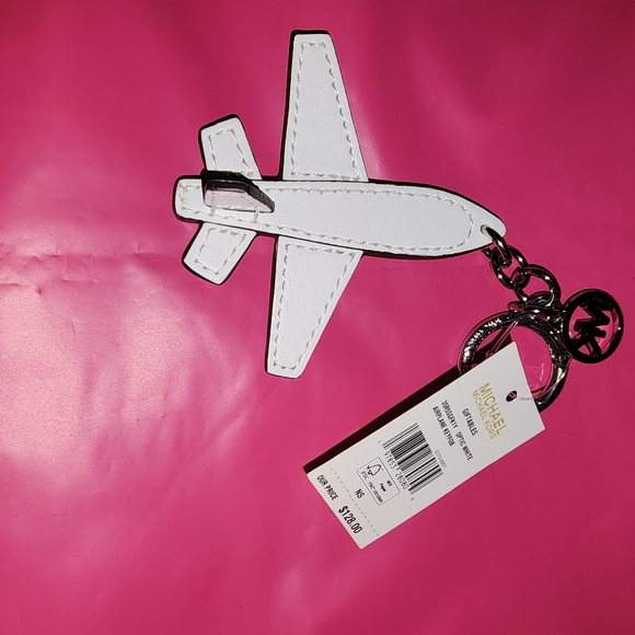 Michael Kors | Accessories | Michael Kors White Airplane Keychain ...